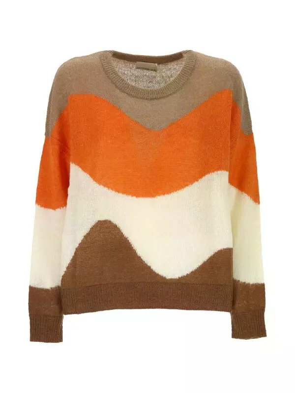 PENNYBLACK Wave-pattern Sweater