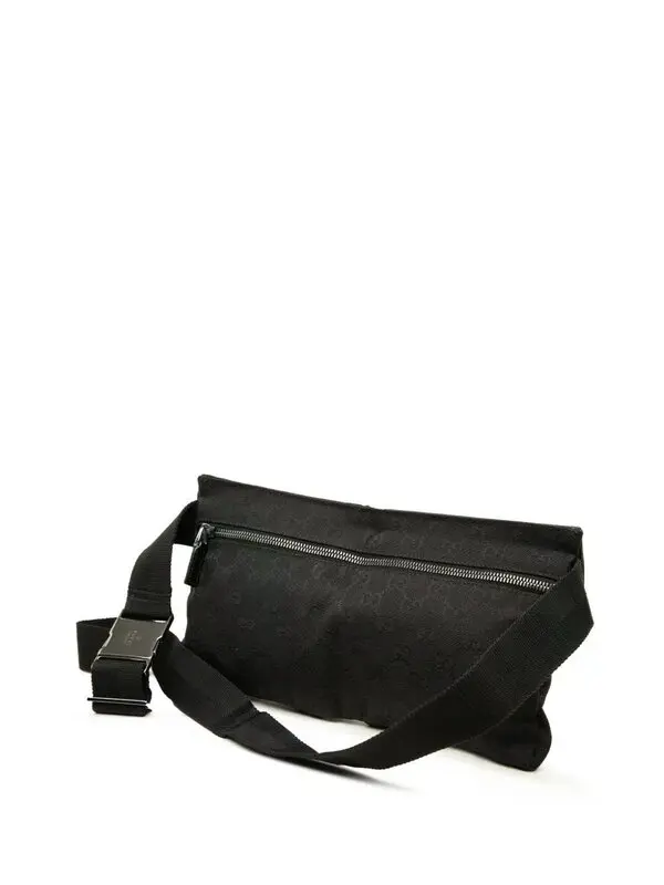 Gucci 2000-2015 Gg Canvas Double Pocket Belt Bag