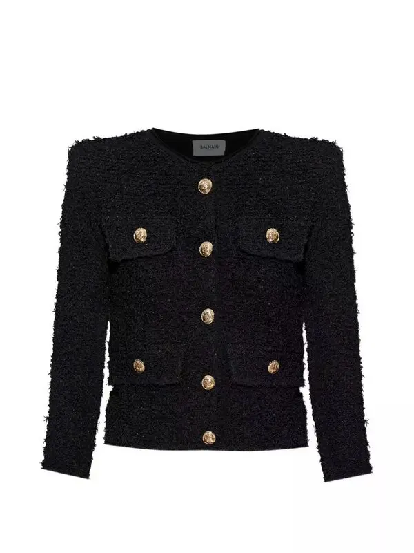 Balmain Tweed Shoulder-pads Jacket