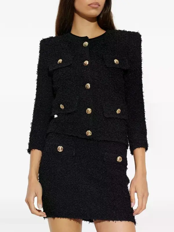 Balmain Tweed Shoulder-pads Jacket
