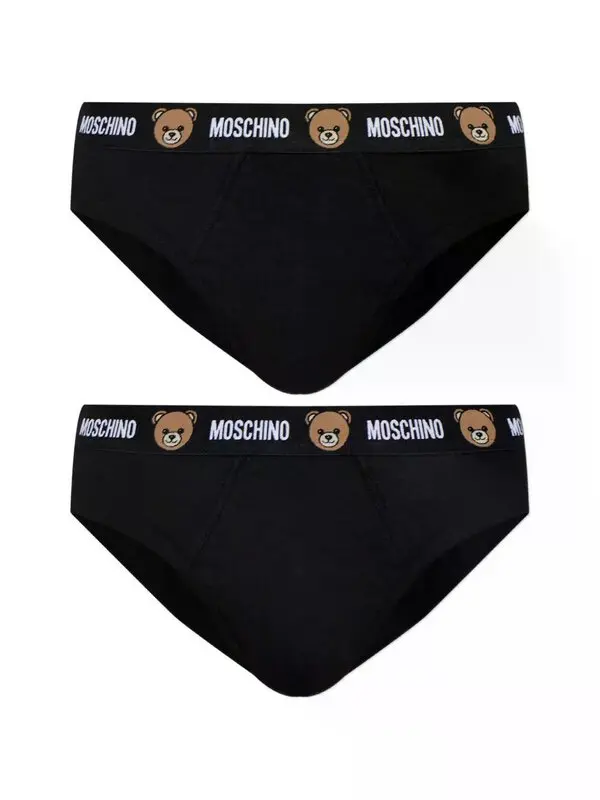 Moschino Logo-waistband Briefs