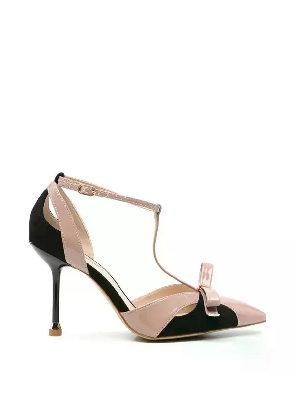 Liu Jo Bow-detail T-bar Pumps