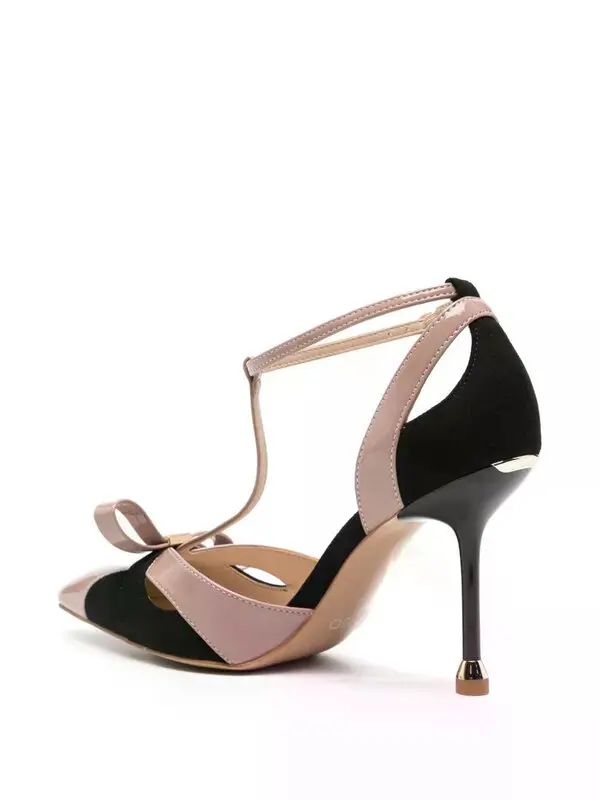 Liu Jo Bow-detail T-bar Pumps