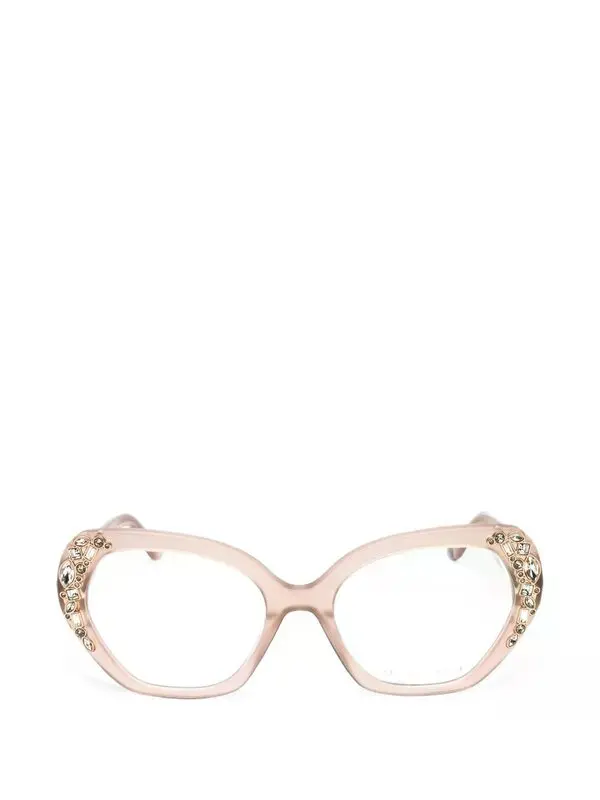 MARCIANO Crystal-embellished Cat-eye Glasses - Black