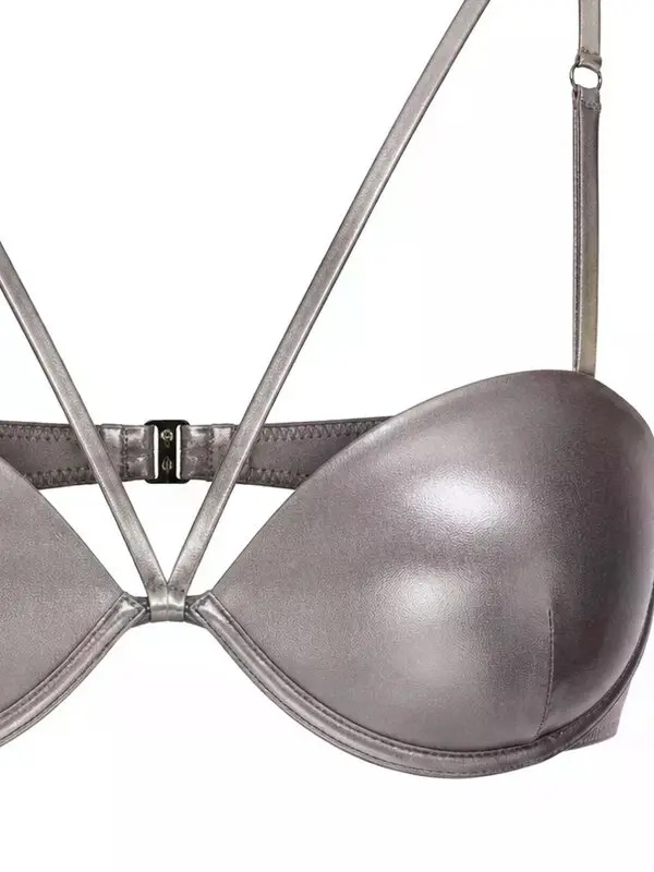 GOTTEX Metallic-finish Bikini Top