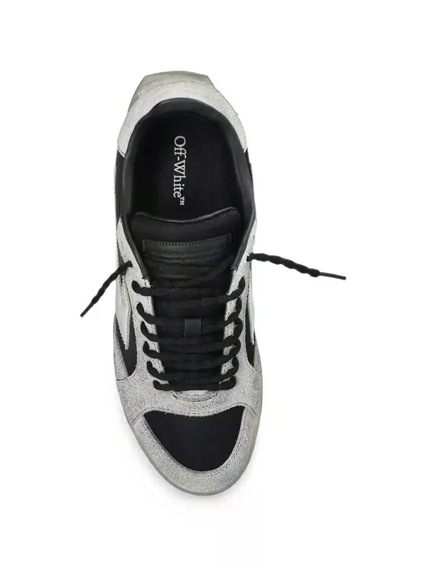 Off-White Panelled Leather Sneakers