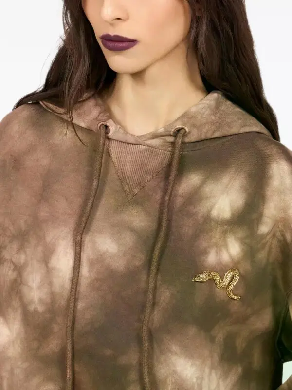 Roberto Cavalli Tie-dye Hoodie