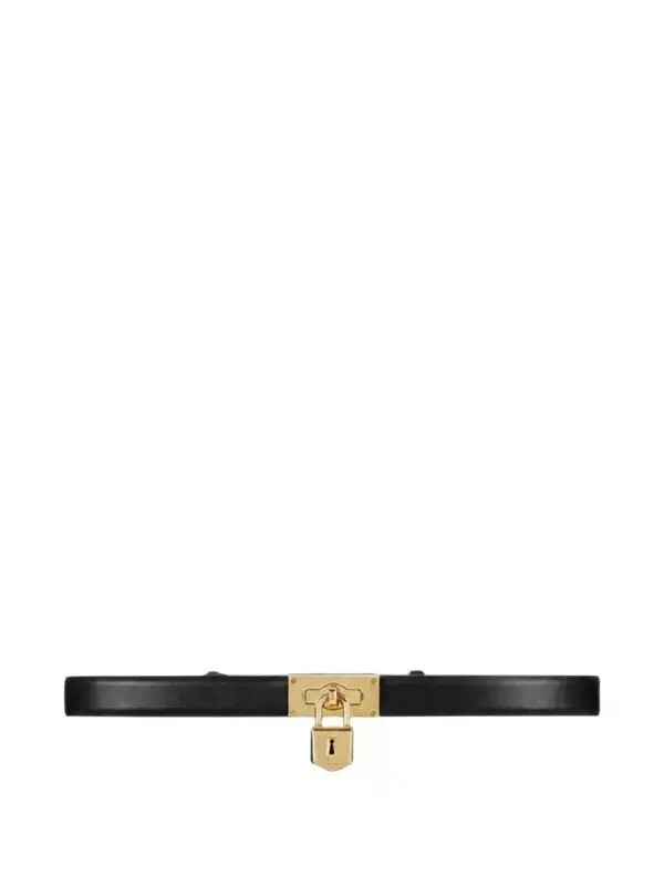 Elisabetta Franchi Padlock-detail Leather Belt
