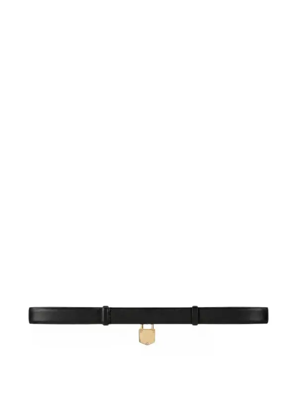 Elisabetta Franchi Padlock-detail Leather Belt