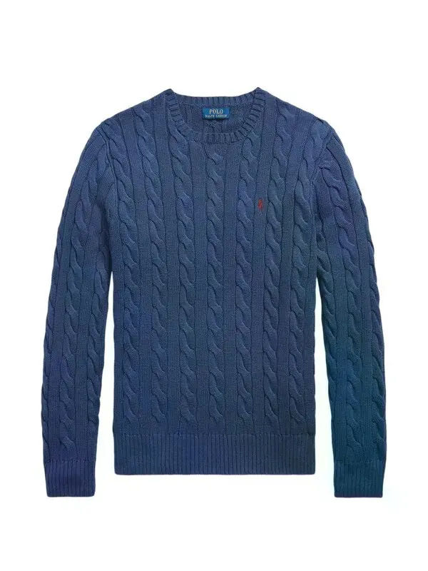 Polo Ralph Lauren Cable-knit Cotton Sweater - Blue