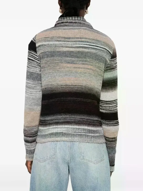 NEERA Degradé Striped Cardigan