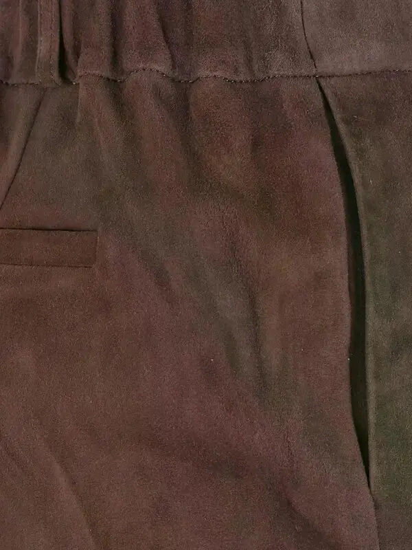 ARMA Lucia Suede Flared Trousers
