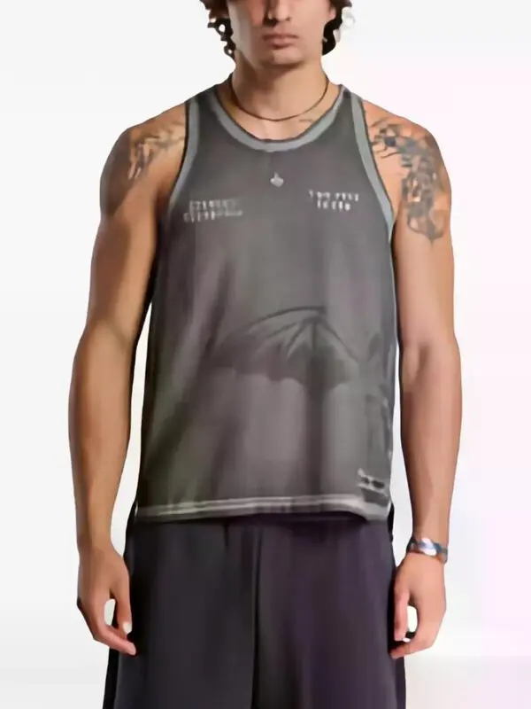 REPRESENT 247 X Avenged Sevenfold Death Bat Graphic-print Vest