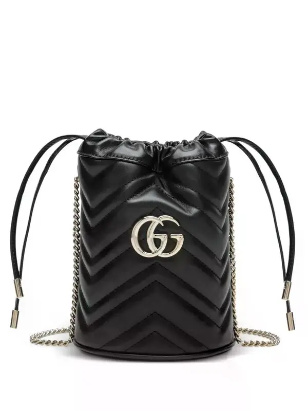 Gucci Small Gg Marmont Bucket Bag