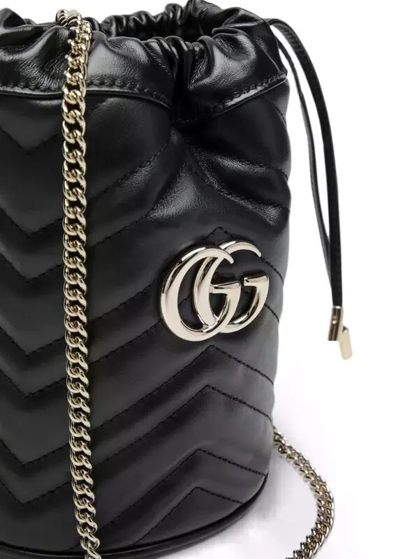 Gucci Small Gg Marmont Bucket Bag