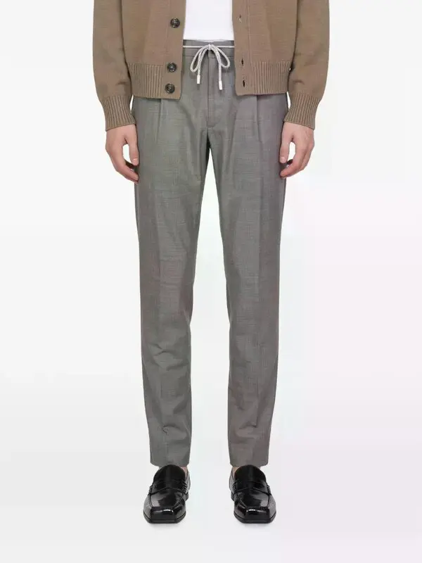 Eleventy Drawstring Pleated Trousers