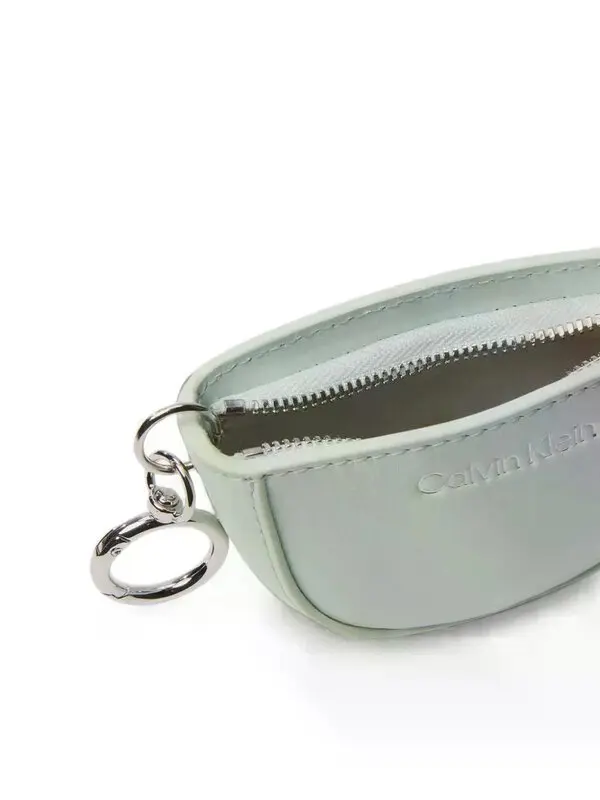 Calvin Klein Logo-debossed Pouch Keyring