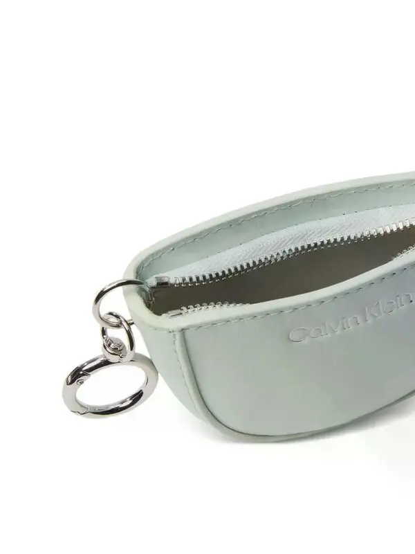 Calvin Klein Logo-debossed Pouch Keyring