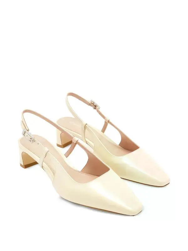 STUART WEITZMAN Baby Babette Slingback Heeled Pumps - Neutrals
