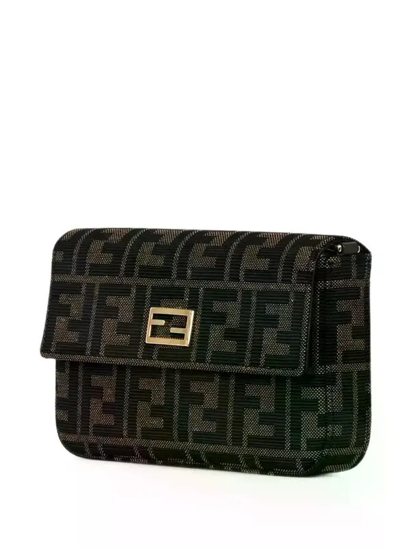 Fendi Zucca Ff-motif Clutch Bag