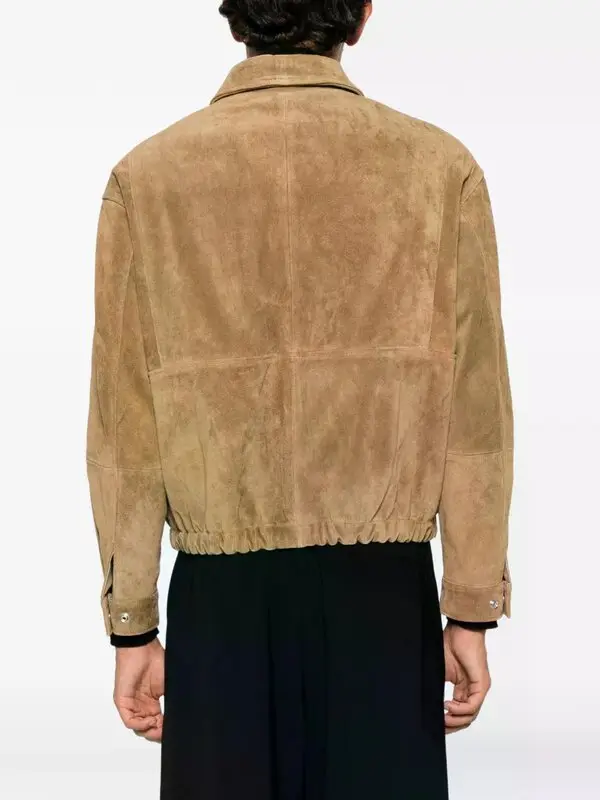 ARMA Maddox Suede Zip-up Jacket