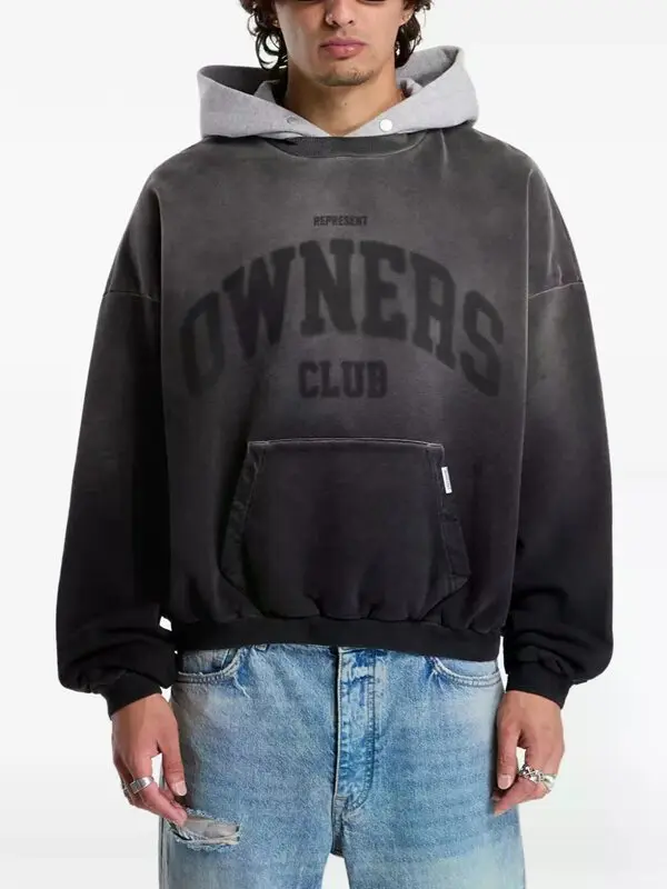 REPRESENT Owners Club Logo-print Hoodie