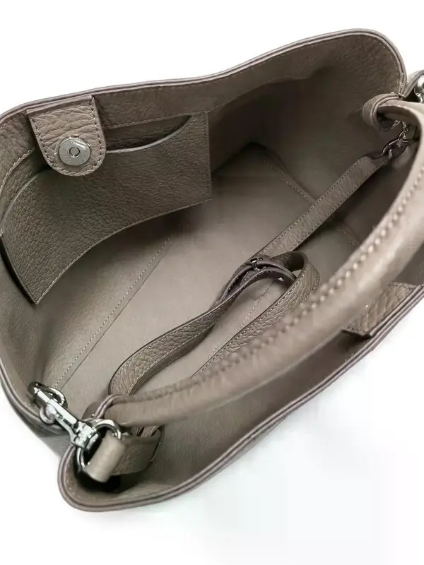 IACUCCI Logo-patch Pebbled Tote Bag