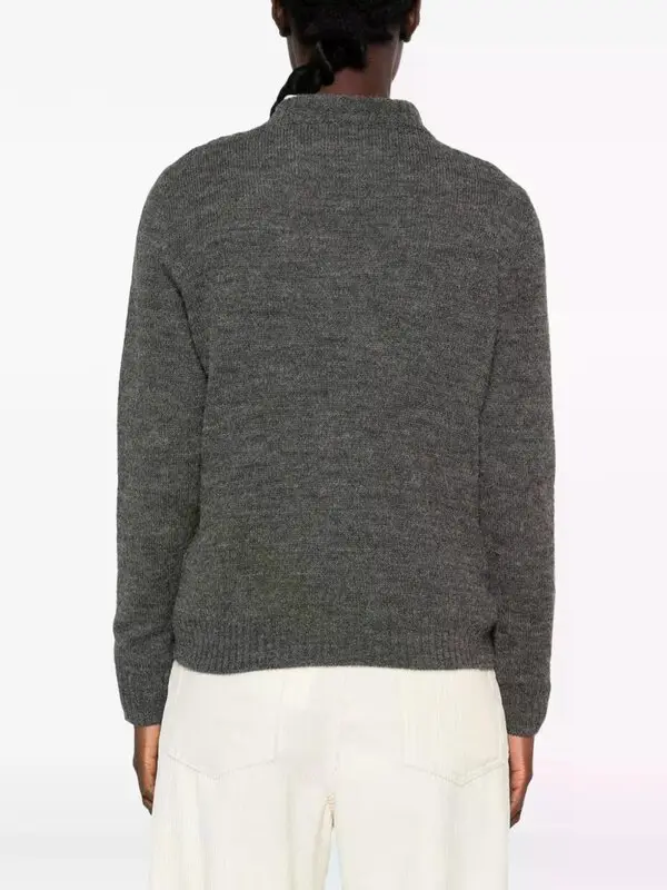 Max Mara Nitra Rabbit-intarsia Knitted Sweater