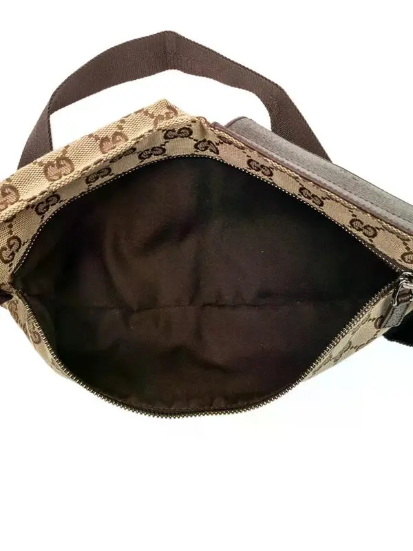 Gucci 2000-2015 Gg Canvas Double Pocket Belt Bag