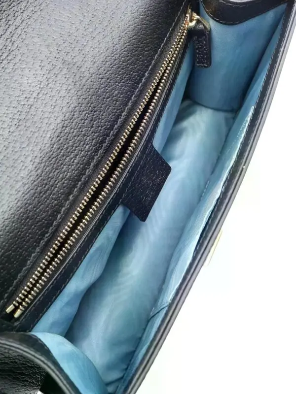 Gucci 2000-2015 Small Calfskin Bee Star Web Sylvie Satchel