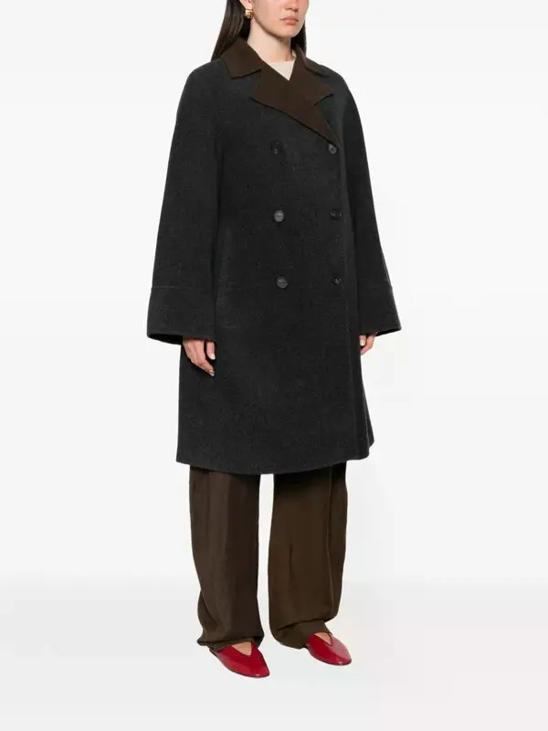 Max Mara Double-breasted Notched-lapels Coat
