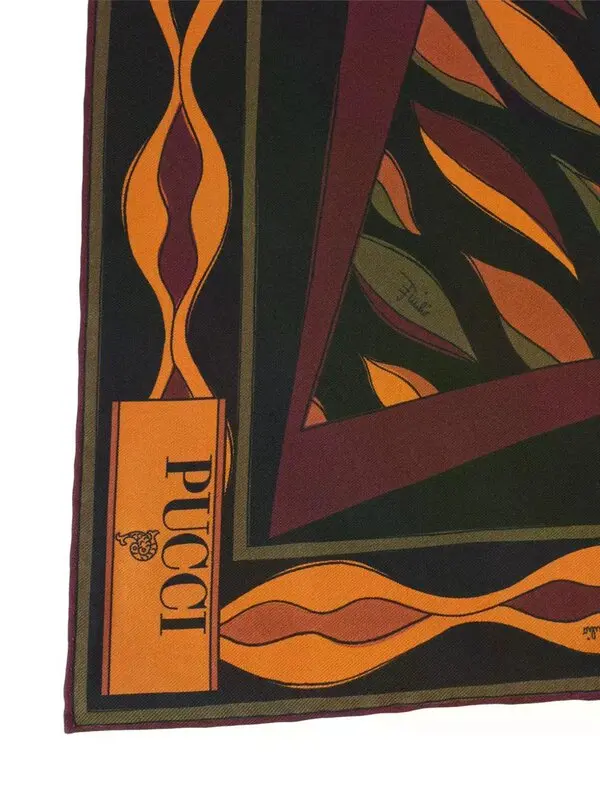 Emilio Pucci Geometric-print Scarf