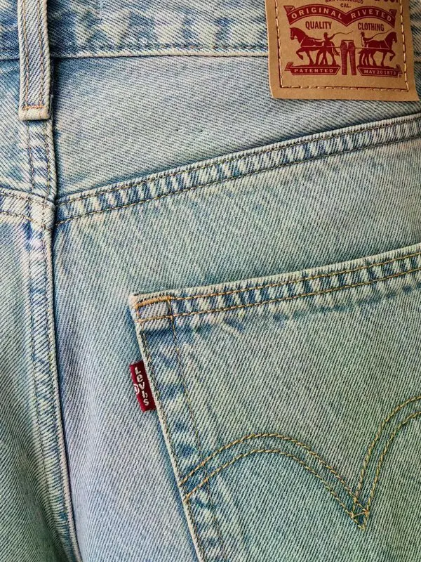 LEVI'S Washed Denim Shorts