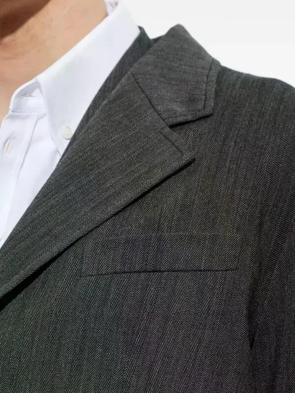 Dsquared2 Osaka Herringbone-pattern Notch-lapels Blazer