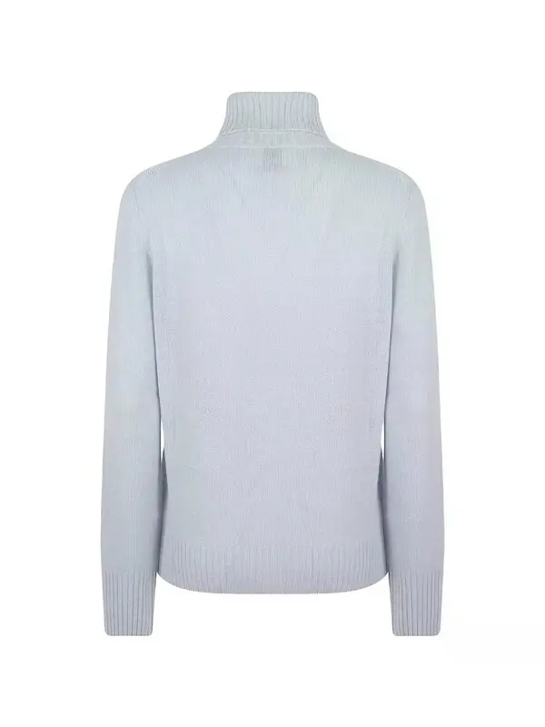 ALLUDE Roll-neck Knitted Sweater