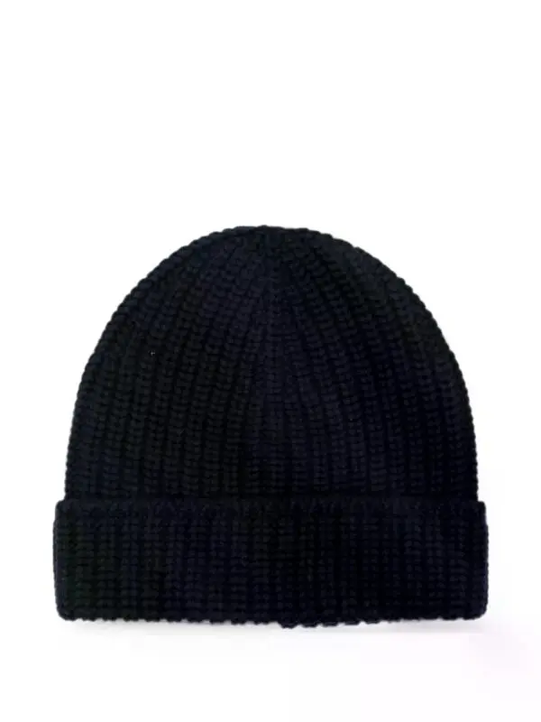 GRAN SASSO Ribbed-knit Wool Beanie Hat