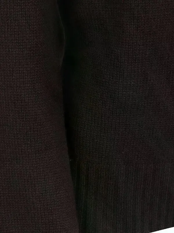 ALLUDE Ribbed-knit Roll-neck Sweater