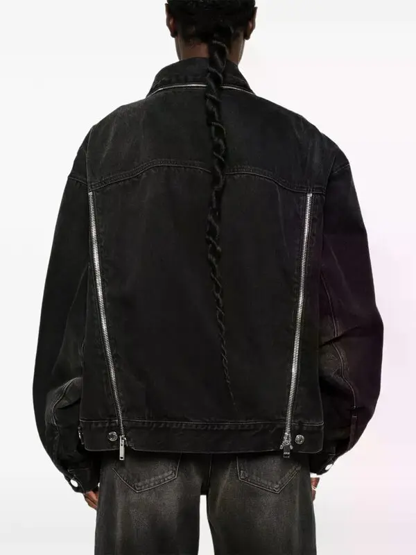 HAIKURE Legacy Zip-detail Denim Jacket