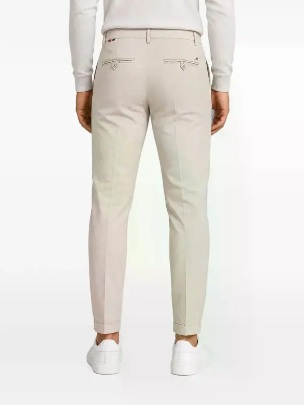 MASON'S Pressed-crease Turned-up Trousers
