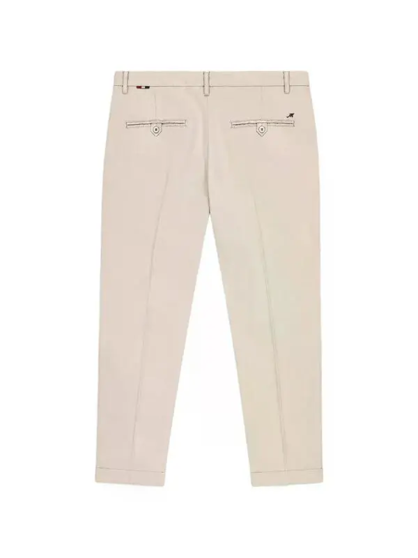 MASON'S Pressed-crease Turned-up Trousers