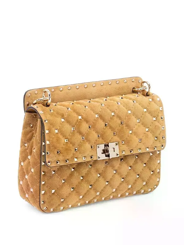 Valentino Garavani Rockstud Spike Medium Suede Bag