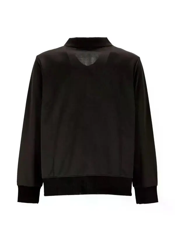Palm Angels Stripe-detail Logo-print Sweatshirt