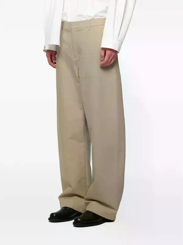 AMOMENTO Curved Long Trousers