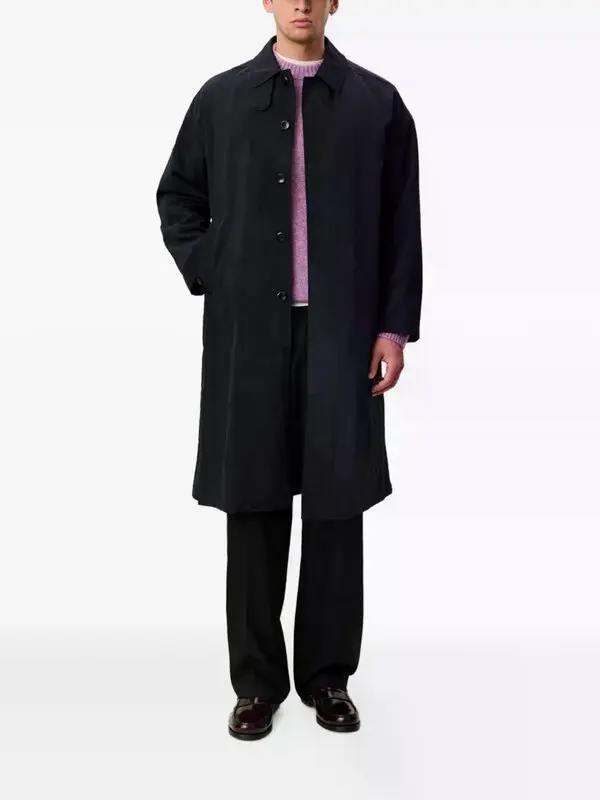 LES DEUX Shiny Single-breasted Coat