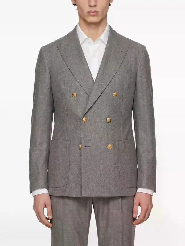 Eleventy Double-breasted Wool Suit