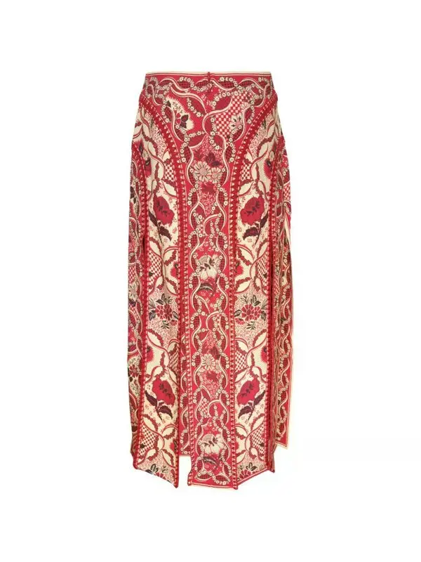 ALEMAIS Kenny Floral-print Maxi Skirt