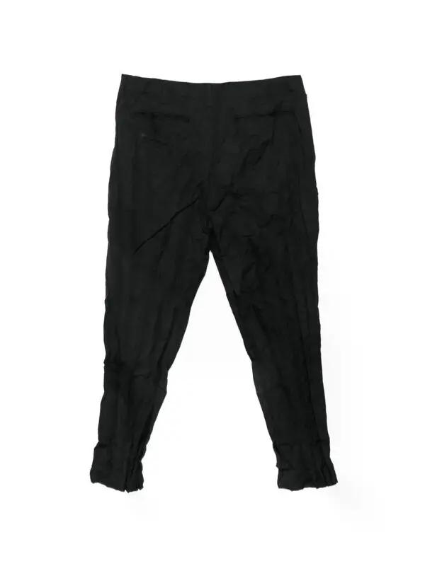 Comme Des Garçons Crinkled-finish Trousers