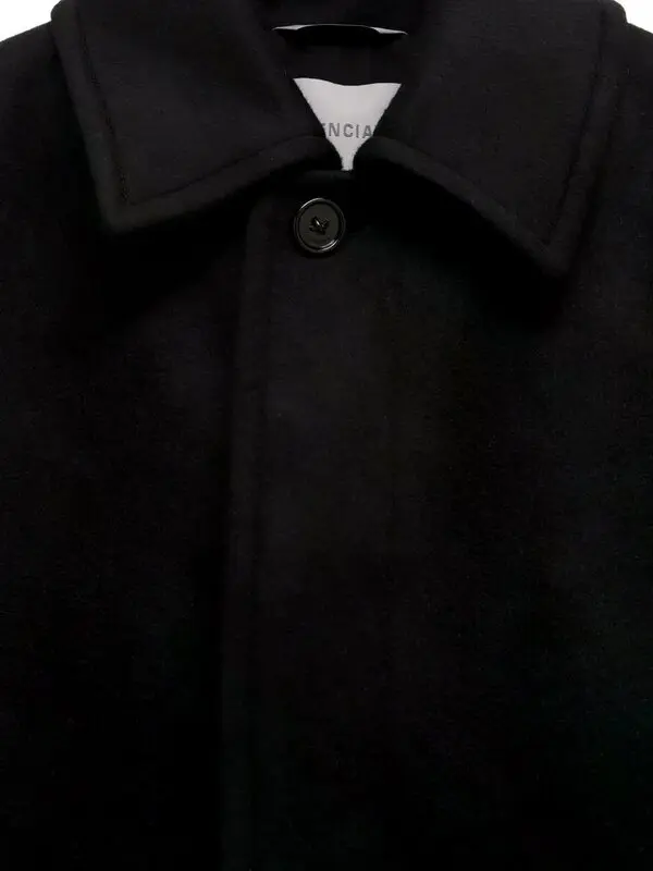 Balenciaga Gathered-back Coat