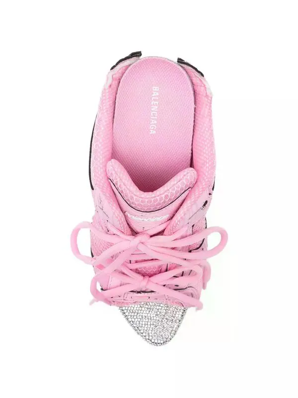 Balenciaga Lace-up Embellished Sandals