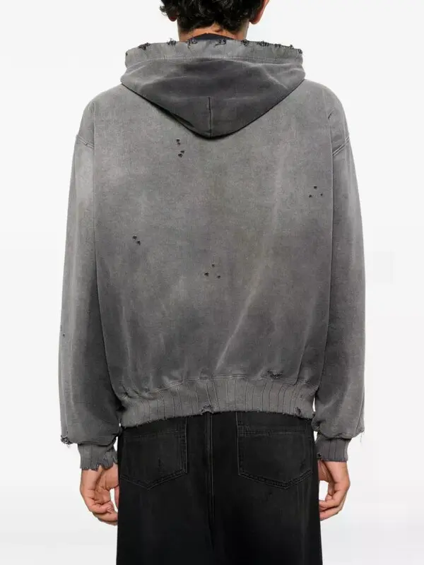 Mihara Yasuhiro Distressed Logo-print Jacket